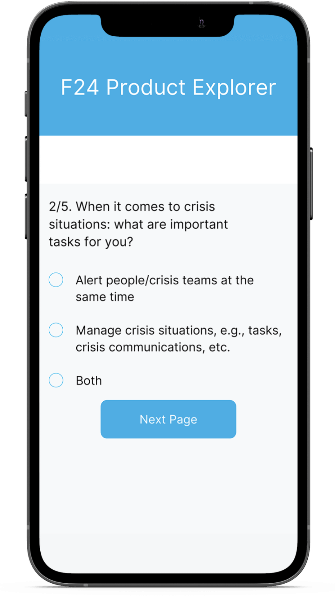 Soluciones para la notificación de emergencias y la gestión de crisis - F24