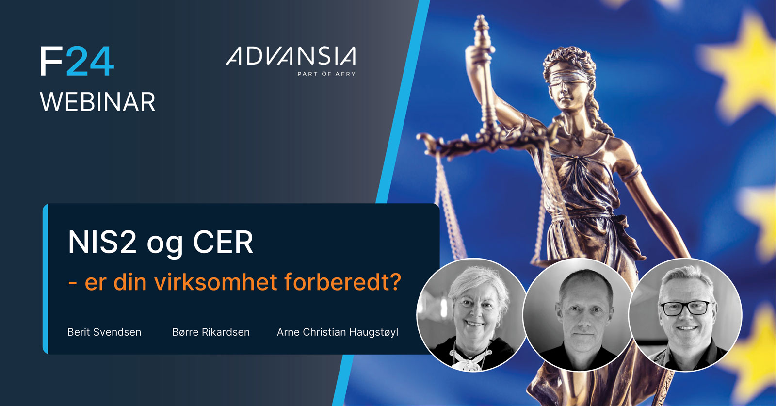 Webinar: NIS2 og CER - er din virksomhet forberedt?